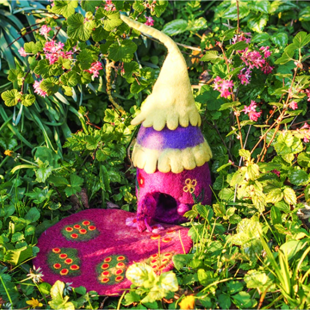 Papoose Toys | Felt Fairy Blueberry House & Mat – Lilli Rose Design